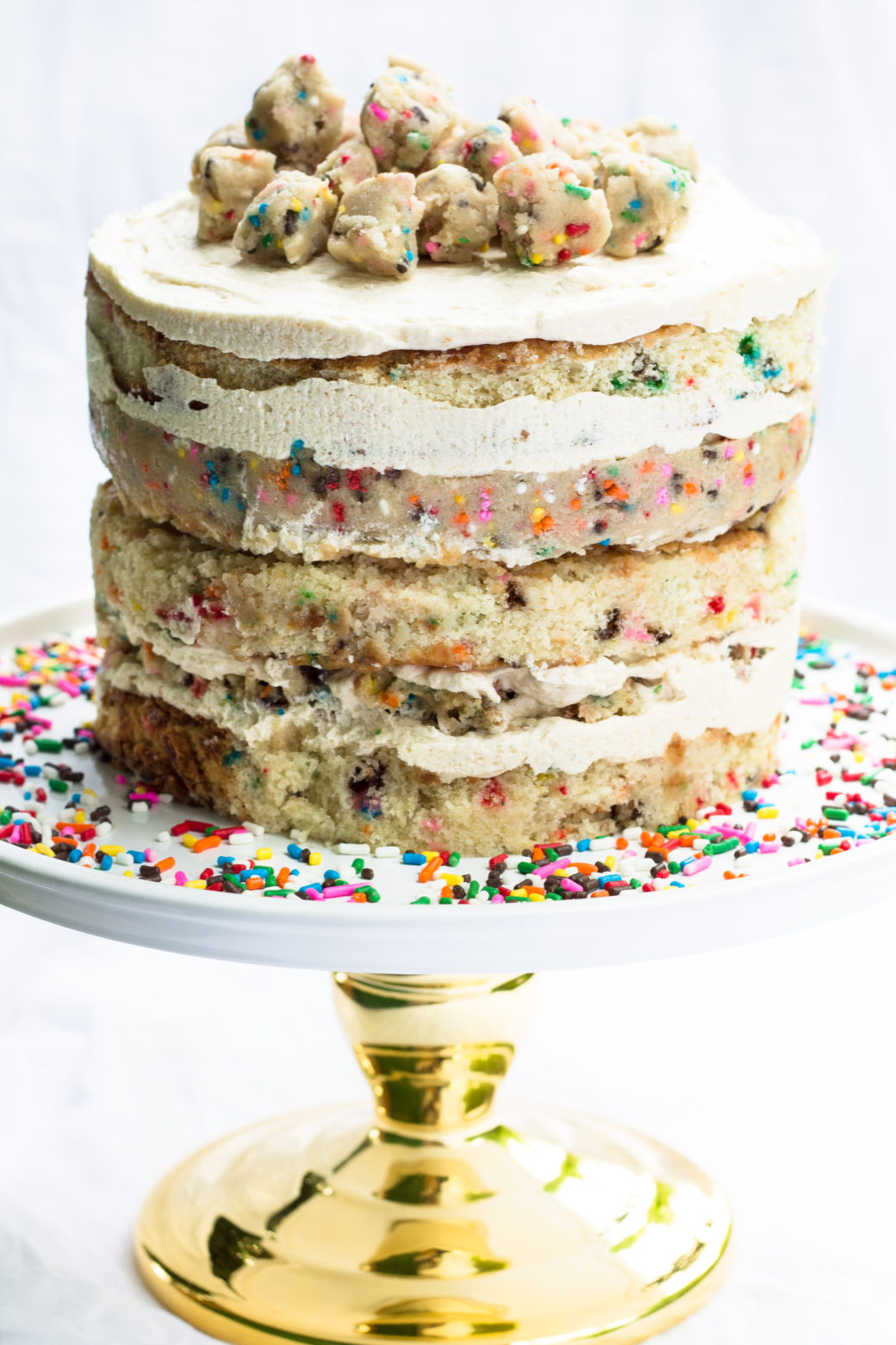 cookie dough momofuku funfetti birthday cake - Pass the Cookies