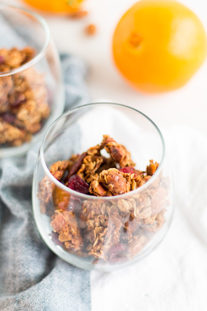 orange almond granola - Pass the Cookies