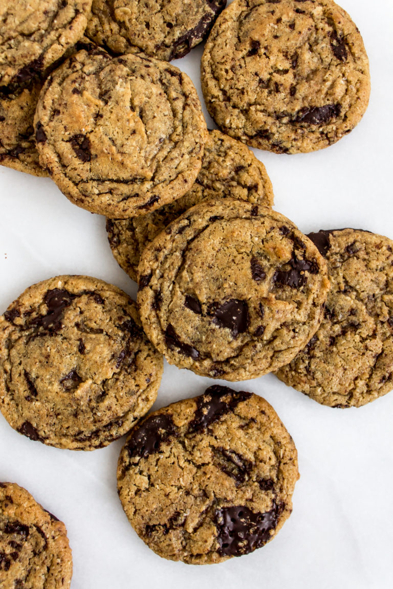 spelt chocolate chip cookies - Pass the Cookies