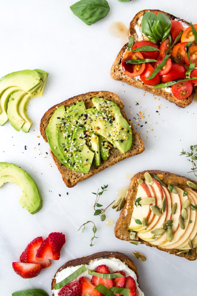 toast toppings, four ways - Pass the Cookies