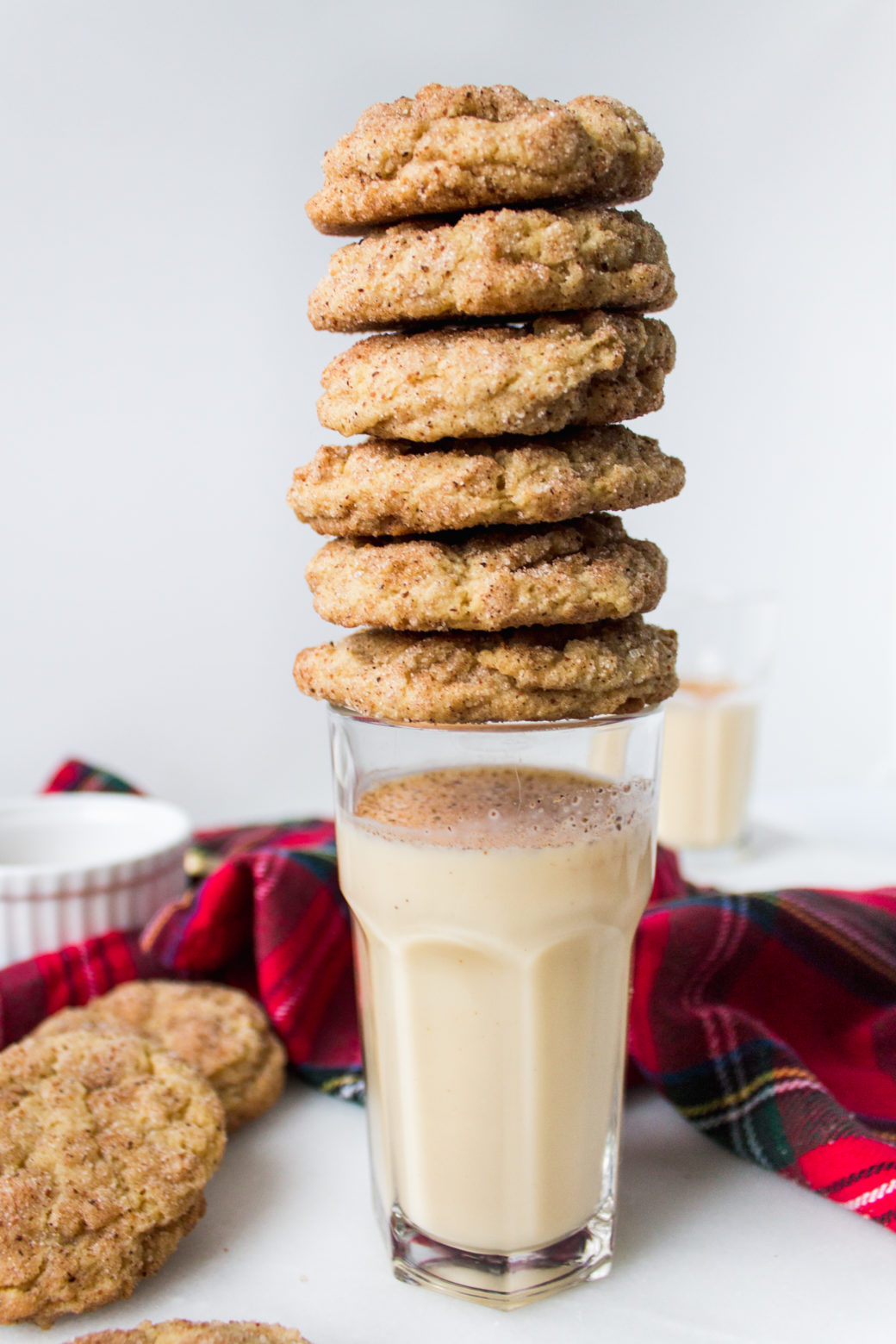 eggnog snickerdoodles - Pass the Cookies