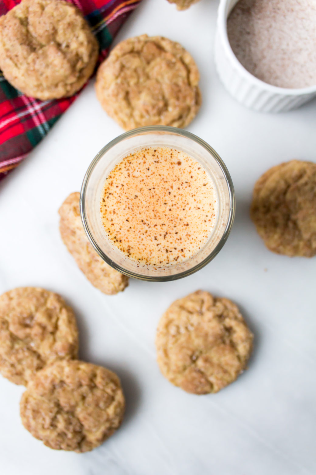 eggnog snickerdoodles - Pass the Cookies